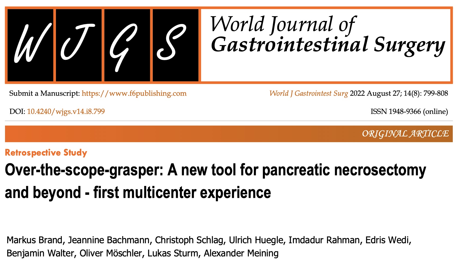 Sistema Xcavator de OVESCO (OTSG) para el tratamiento de la necrosis ...